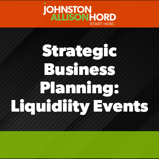 How to Give and Get More from Liquidity Events | JAH