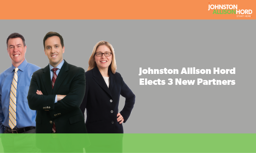 Johnston Allison Hord Elects 3 New Partners 2022 | JAH