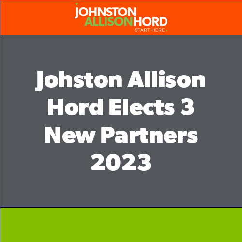 Johnston Allison Hord Names 3 New Partners | 2023