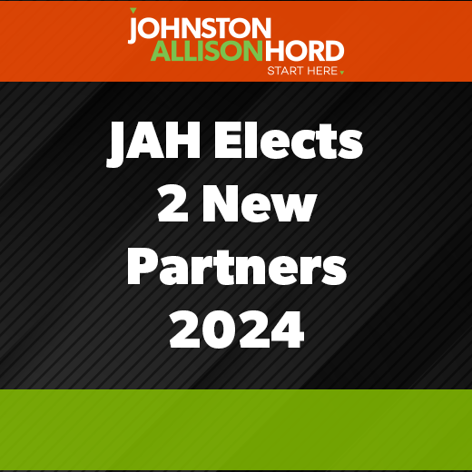 Johnston Allison Hord Elects 2 New Partners 2024